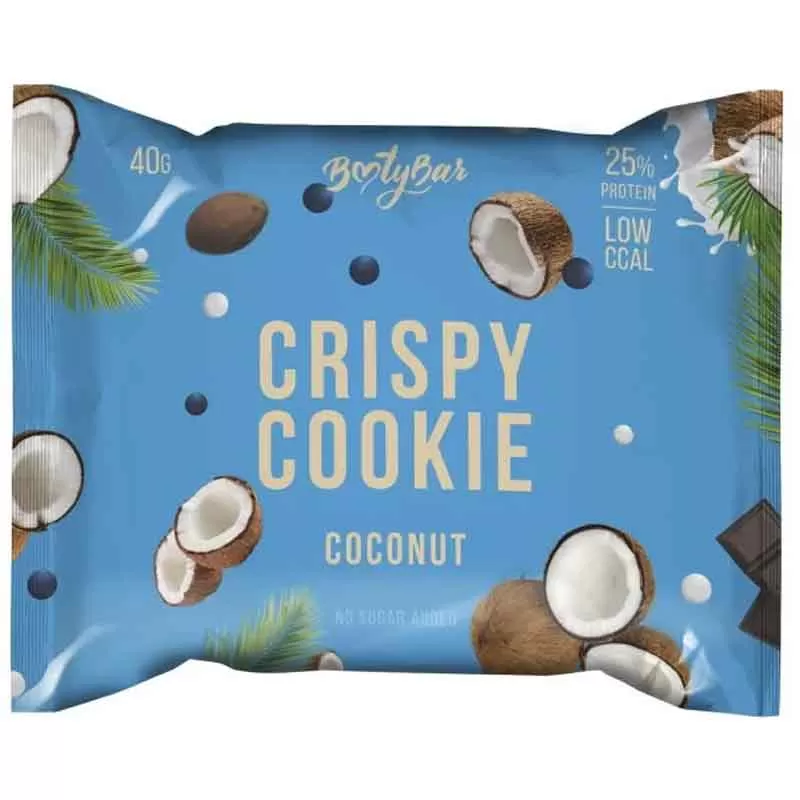 Купить BootyBar Crispy Cookie (40 гр) Кокос от производителя по цене 90 руб. в магазине Флекс Спорт